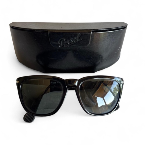 Persol | Accessories | Persol Classic Black Sunglasses With Case | Poshmark